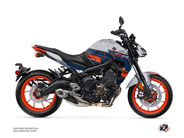 yamaha street bike conquer graphic kit grey | Kutvek