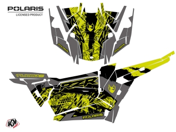 polaris utv chaser graphic kit yellow | Kutvek