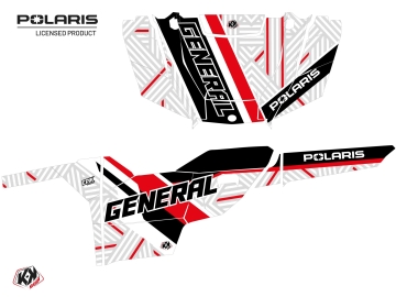 polaris utv epik graphic kit white | Kutvek