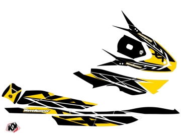 yamaha jet-ski replica graphic kit yellow | Kutvek