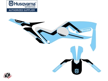 husqvarna street bike bobber graphic kit blue | Kutvek