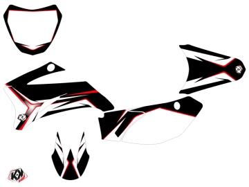 kit déco motocross yamaha concept rouge | Kutvek