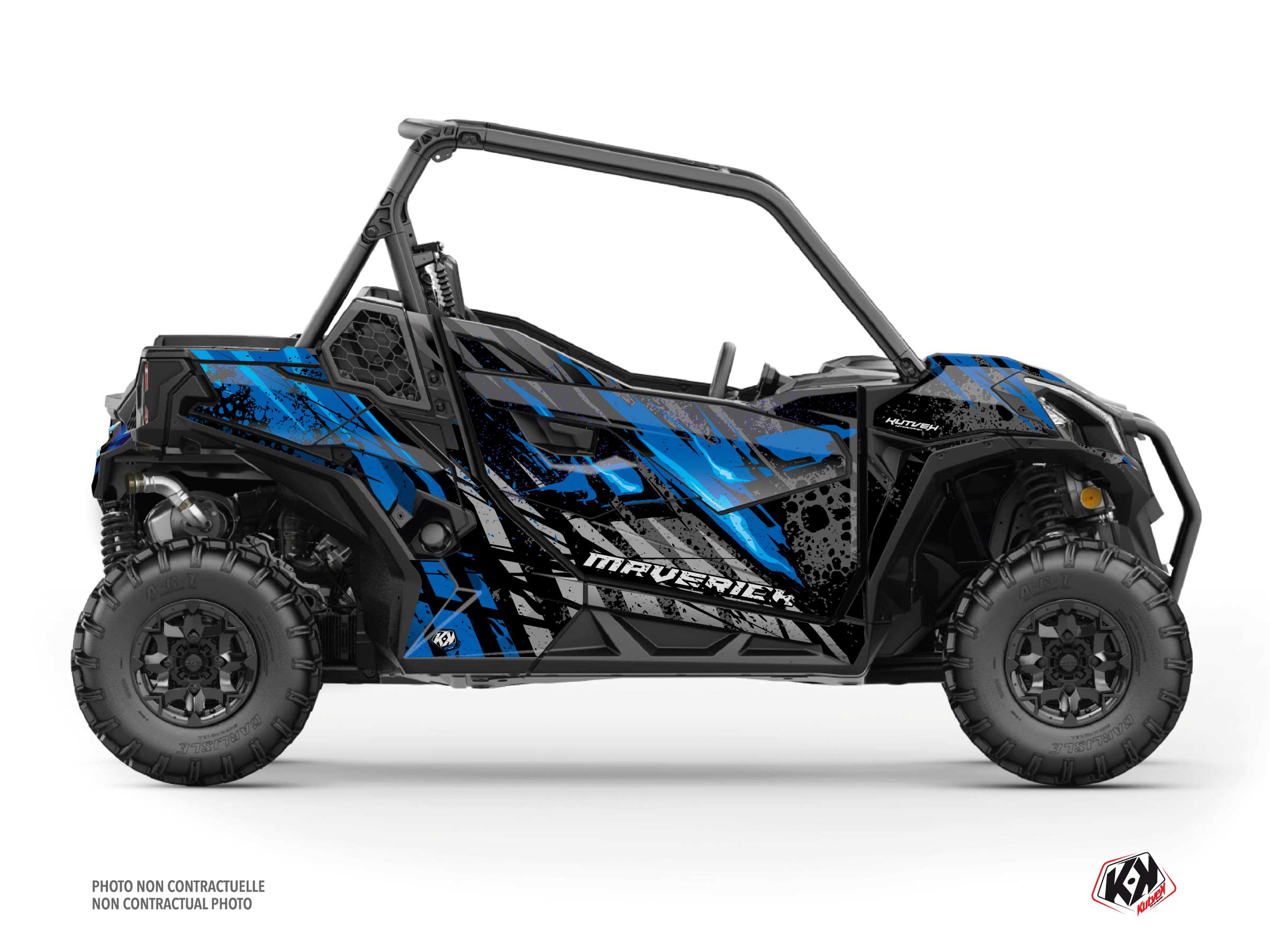 can-am utv ember graphic kit blue | Kutvek