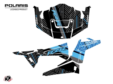 polaris utv epik graphic kit blue-grey | Kutvek
