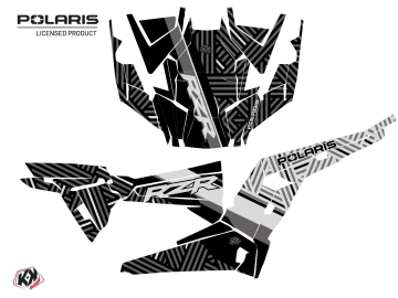 polaris utv epik graphic kit grey | Kutvek