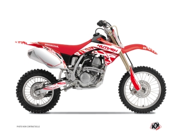 honda dirt bike eraser graphic kit white-red | Kutvek