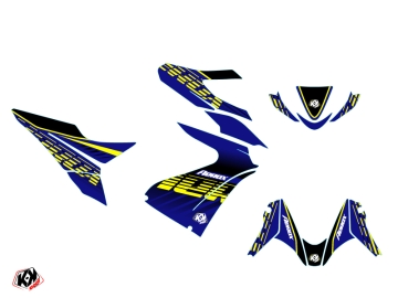 yamaha scooter flow graphic kit yellow | Kutvek