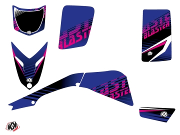 kit déco quad yamaha flow rose | Kutvek