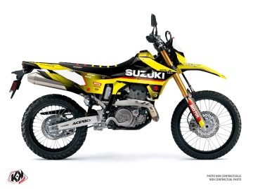 suzuki street bike foundry graphic kit yellow | Kutvek