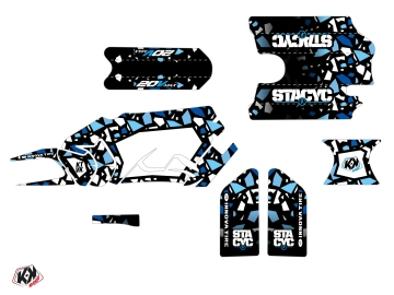 stacyc Balance bike glass graphic kit blue | Kutvek