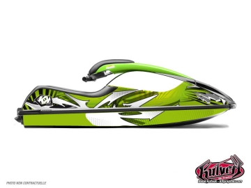 kawasaki jet-ski graff graphic kit green | Kutvek