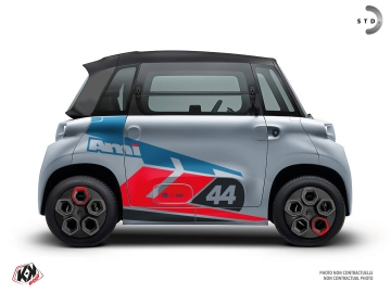 citroën golf cart gt graphic kit blue | Kutvek