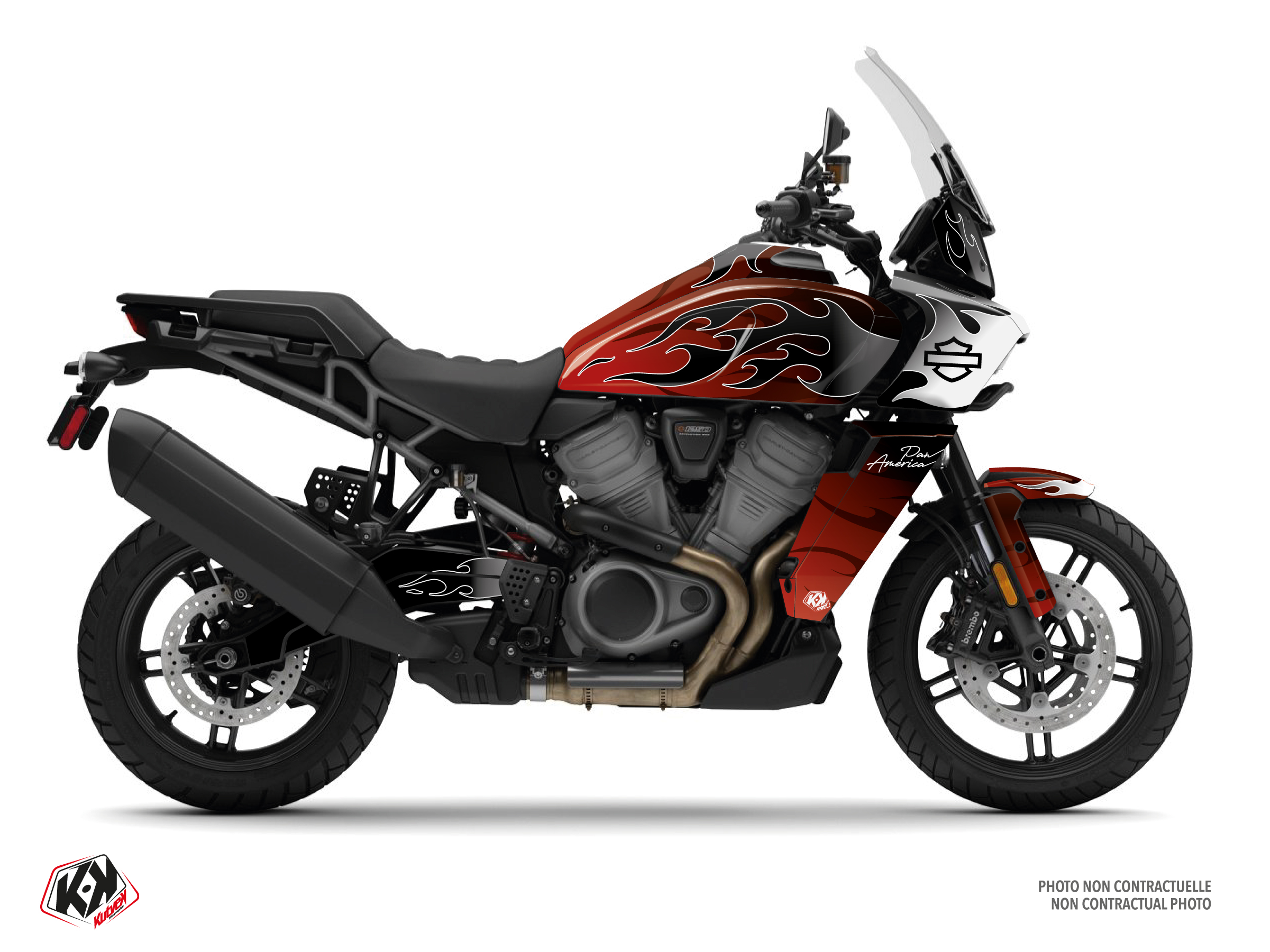 Harley Davidson Motorcycle Graphics Kit Harley Davidson Street Bike