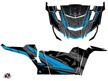 yamaha utv kaiman graphic kit cyan | Kutvek