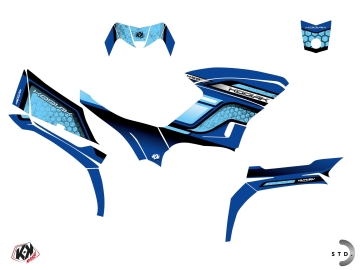 yamaha atv intense graphic kit turquoise blue | Kutvek