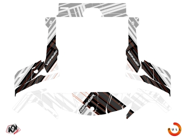 can-am utv kinetik graphic kit white | Kutvek