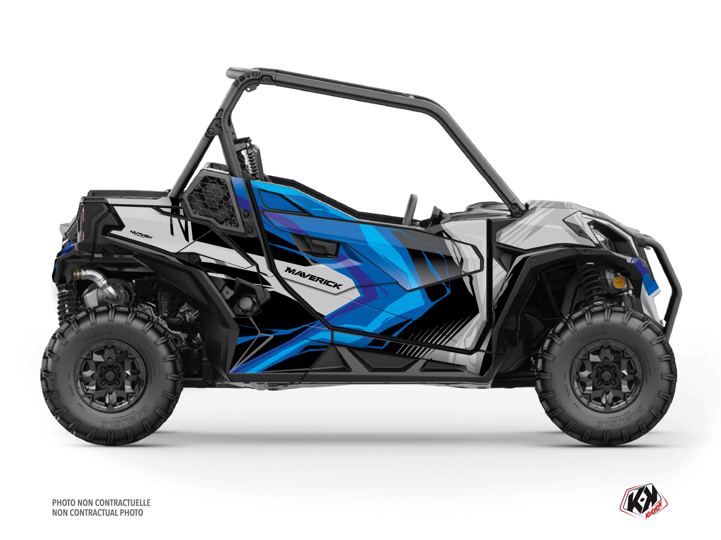 can-am utv kliff graphic kit blue | Kutvek