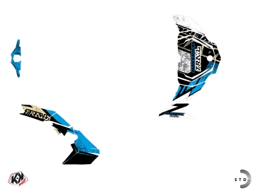 can-am utv kraft graphic kit white-blue | Kutvek