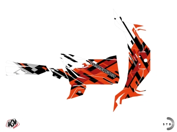 kit déco ssv can-am lane rouge | Kutvek