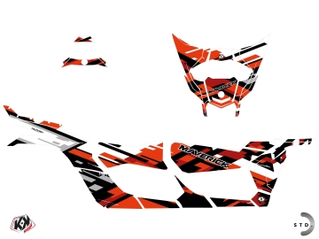 kit déco ssv can-am lane rouge | Kutvek