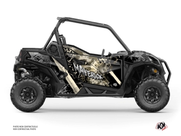 kit déco ssv can-am leaf sable | Kutvek