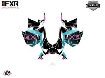 yamaha snowmobile fxr marginal graphic kit turquoise | Kutvek