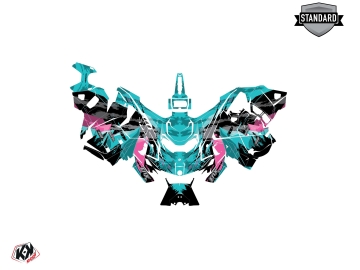 skidoo snowmobile meteor graphic kit turquoise | Kutvek