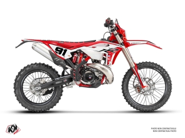 kit déco motocross beta origin k25.1 rouge-blanc | Kutvek