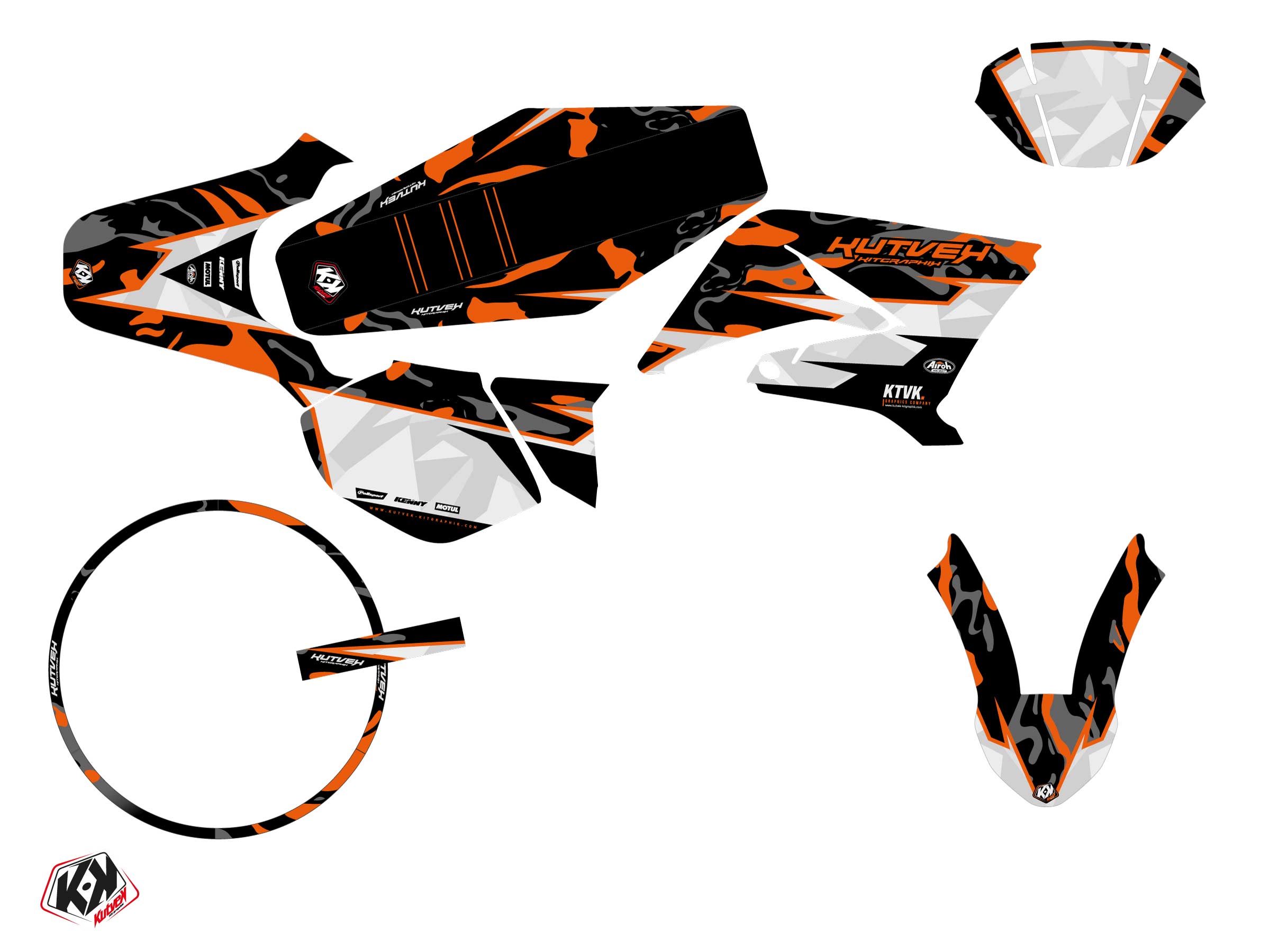 Graphic Kit, Decals & Sticker Kits for Off-Road Vehicles | Kutvek Kit ...