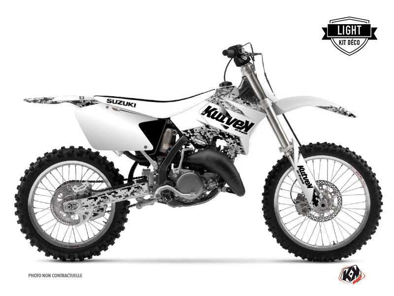 Suzuki 250 Dirt Bike White