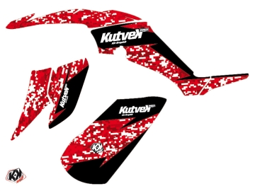 yamaha atv predator graphic kit red | Kutvek