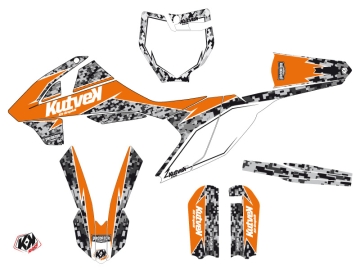 kit déco motocross ktm predator orange | Kutvek