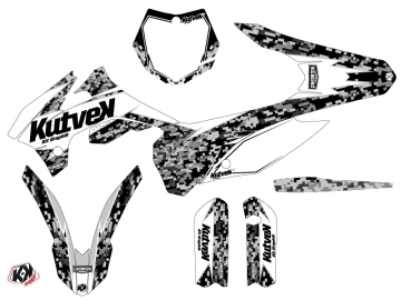 kit déco motocross ktm predator blanc | Kutvek