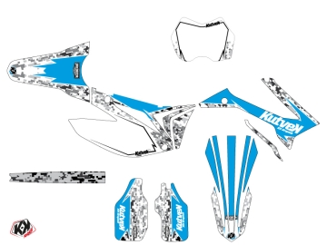 tm dirt bike predator graphic kit blue | Kutvek