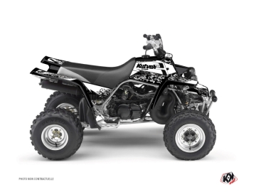 kit déco quad yamaha predator blanc | Kutvek