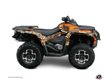 can-am atv predator graphic kit orange | Kutvek