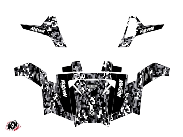 polaris utv predator graphic kit black | Kutvek