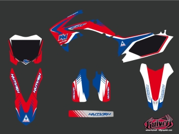 honda dirt bike pulsar graphic kit blue | Kutvek
