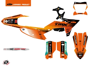 ktm dirt bike replica team tmx k25 graphic kit orange | Kutvek