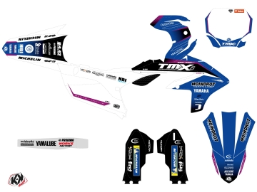yamaha dirt bike replica team tmx sxk24 graphic kit blue | Kutvek