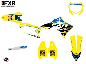 suzuki dirt bike fxr revo graphic kit yellow | Kutvek
