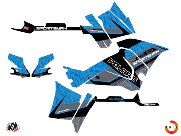 polaris atv graphic kit blue | Kutvek