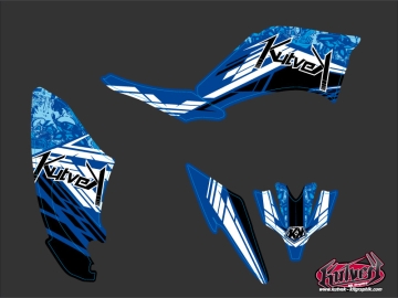 yamaha atv spirit graphic kit blue | Kutvek