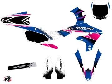yamaha dirt bike stripe graphic kit pink | Kutvek