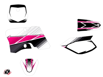 yamaha dirt bike stripe graphic kit pink | Kutvek