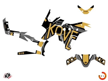 kove street bike totem graphic kit grey | Kutvek