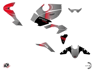 triumph street bike vanta graphic kit grey | Kutvek