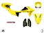 suzuki street bike vein graphic kit yellow | Kutvek