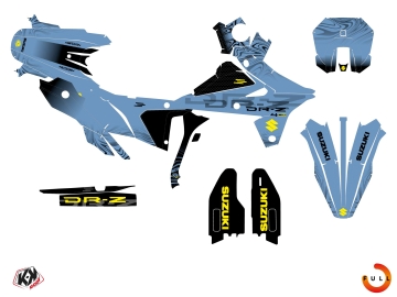 suzuki street bike vein graphic kit blue | Kutvek