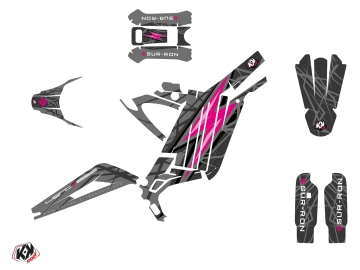 sur-ron dirt bike volt serie graphic kit pink | Kutvek